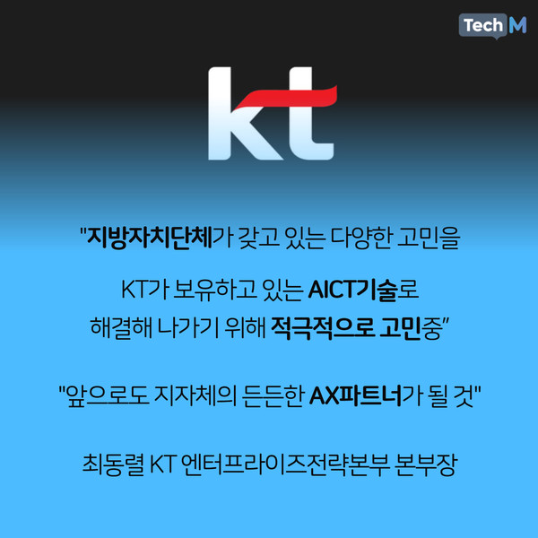 [카드뉴스] 디지털 플랫폼 정부를 향해.. KT, 지자체 서비스에 AICT 적용한다