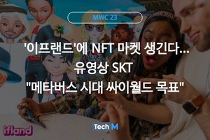 [MWC 23] '이프랜드'에 NFT 마켓 생긴다...유영상 SKT "메타버스 시대 싸이월드 목표"